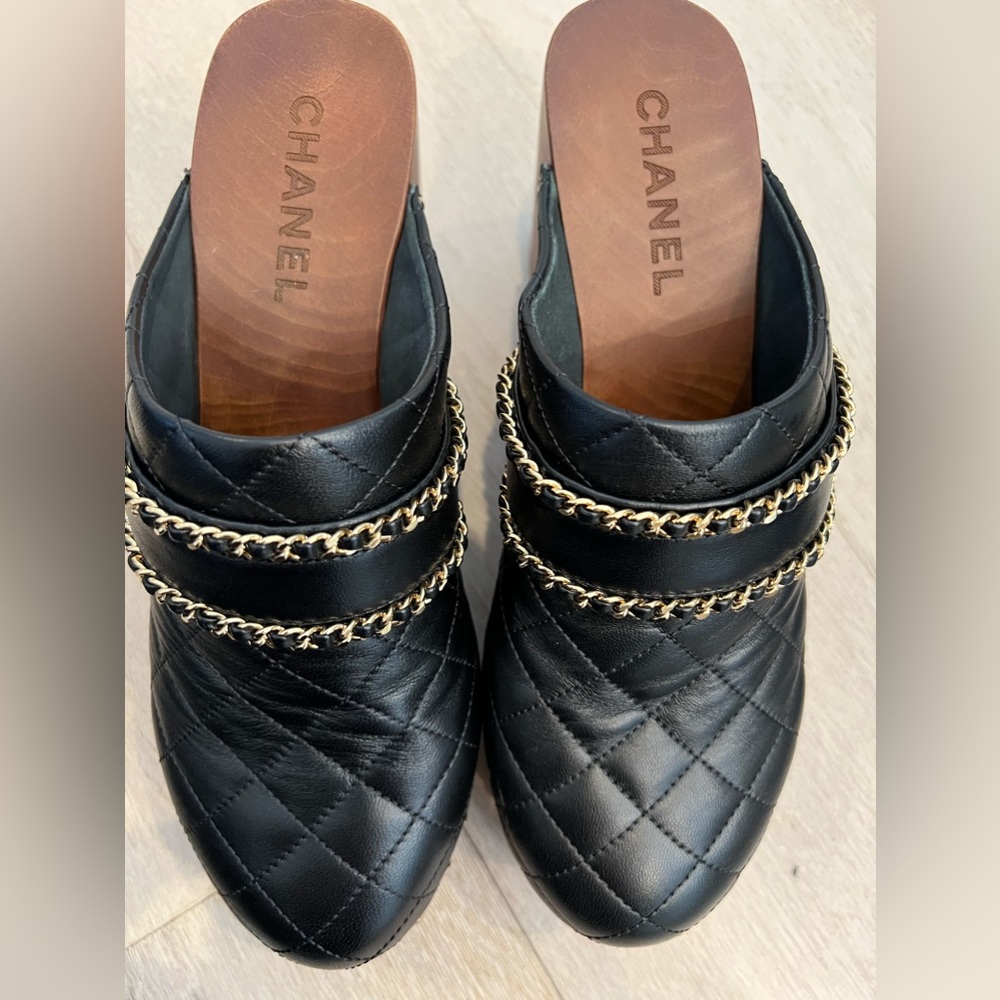 Authentic Chanel Mules - Gem